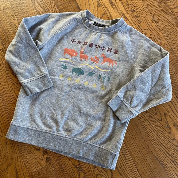 Pendleton | Shirts & Tops | Pendleton Graphic Native American Cave Painting Fleece Lined ...